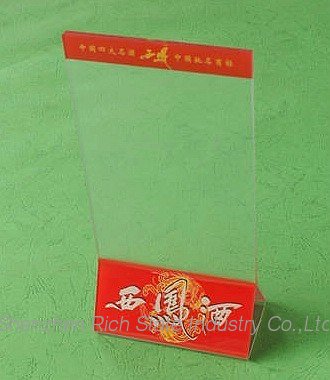 Heat printing Acrylic table holder
