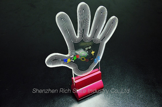 Acrylic resin trophy