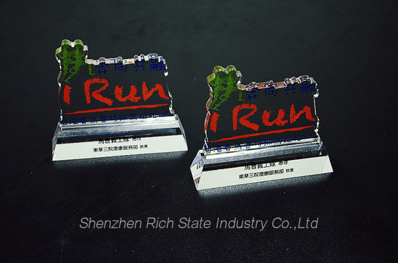Acrylic resin trophy