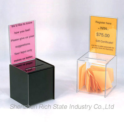 Acrylic voting box