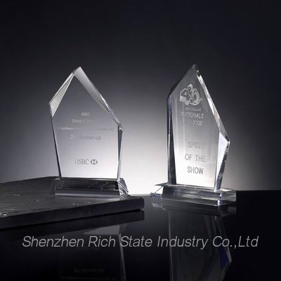 Acrylic resin trophy