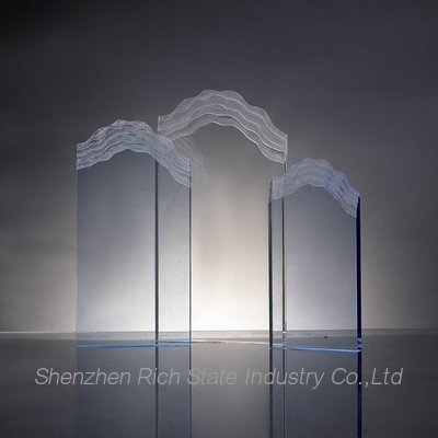 Acrylic resin trophy
