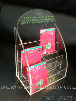 Counter standing Trifold leaflet holder