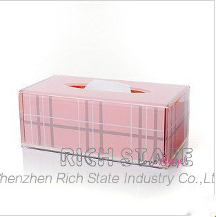 Plexiglass tissue box