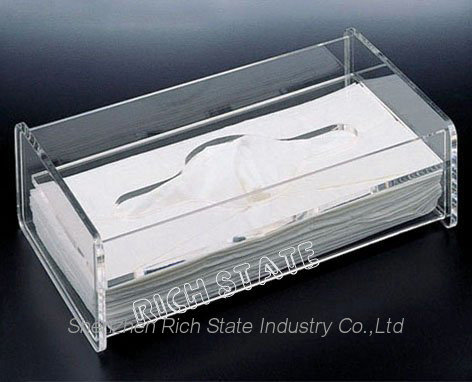 Plexiglass tissue box