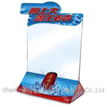 Perspex Menu Holder