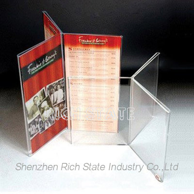 Perspex Information Holder/Menu Holder