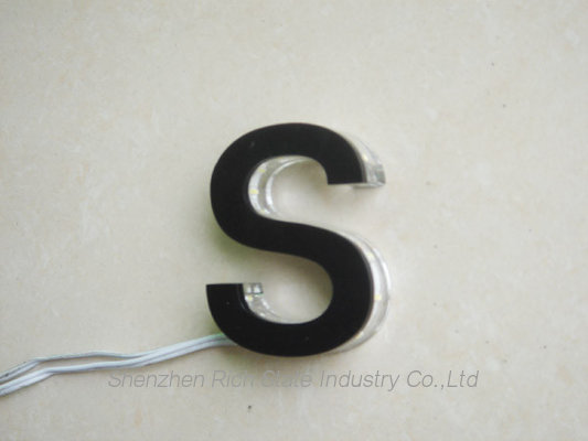 Acrylic letters with back lighting