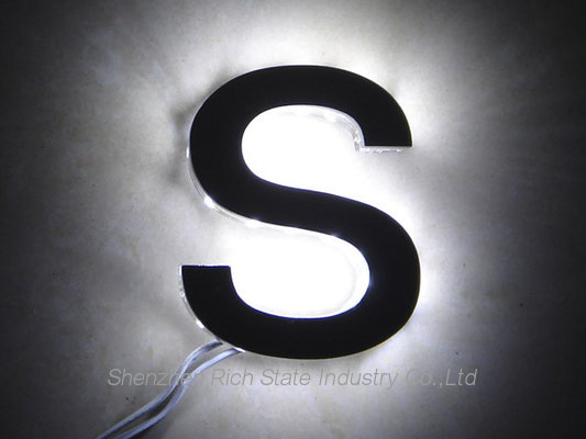 Acrylic letters with back lighting