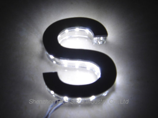Acrylic letters with back lighting