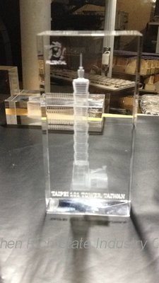 Crystal (K9) laser inner carve