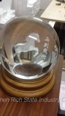 3D Crystal  laser inner carve
