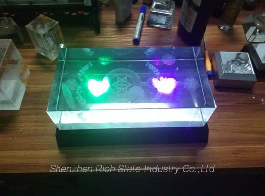 Acrylic 3D laser inner carve