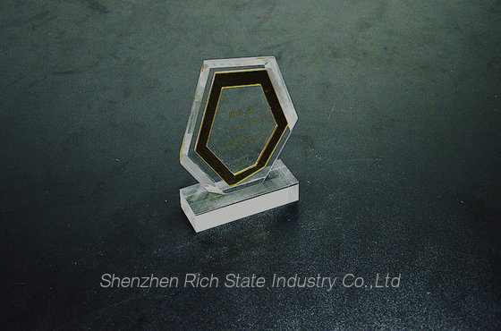 Acrylic resin trophy