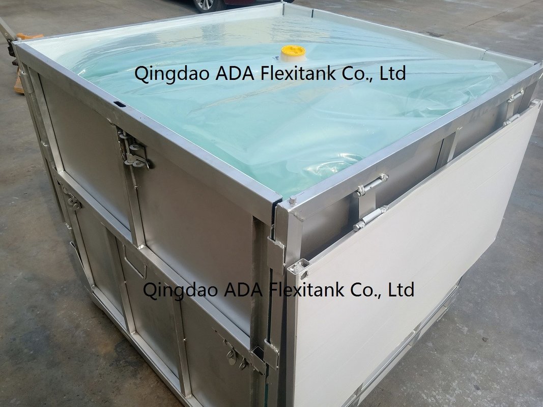 Hot Sale!! Foldable Steel Iron IBC with capacity from 800 liters to 1200 liters Reusable match with IBC Liner
