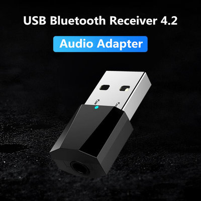 USB Bluetooth Music Receiver Car 3.5mm Audio Adapter for Amplifier Speaker