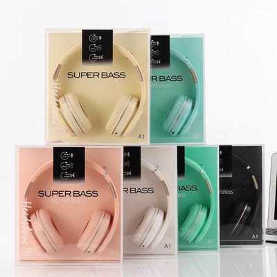 A1 Bluetooth headphones 5.0 Wireless Headset Foldable TF Card FM Universal Stereo Headphone