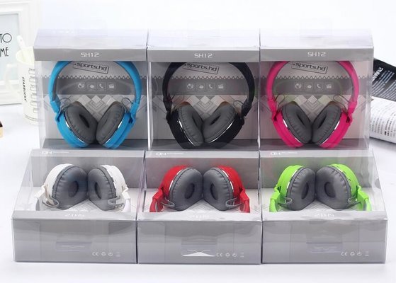 SH12 Bluetooth headphones 5.0 Wireless Headset Foldable TF Card FM Universal Headphone Factory Sales