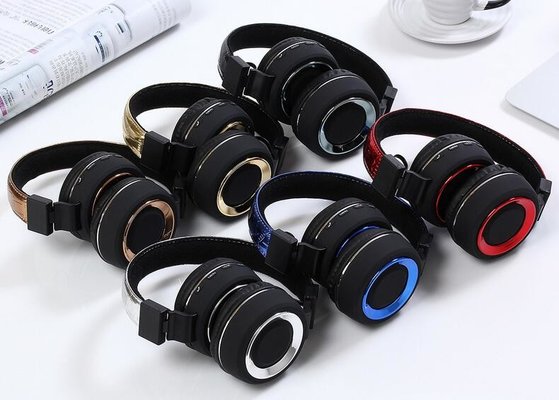 SH32 Bluetooth Headphones 5.0 Wireless Headsets Folding TF Card FM Handsfree Headphone Factory Sales