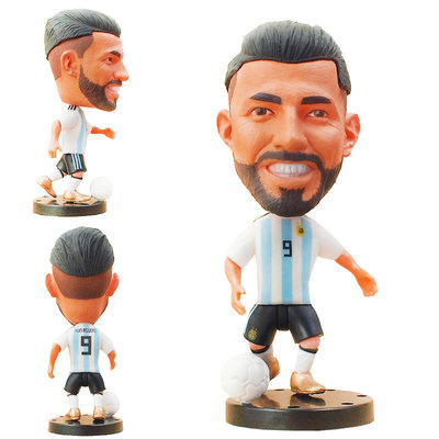 customized football star player statue figurine 2018 russian football star figurine World Cup gift souvenirs
