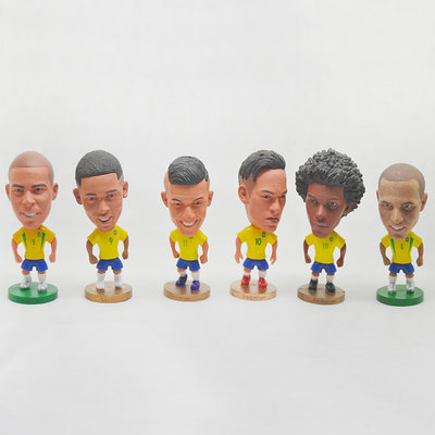 customized football star player statue figurine 2018 russian football star figurine World Cup gift souvenirs