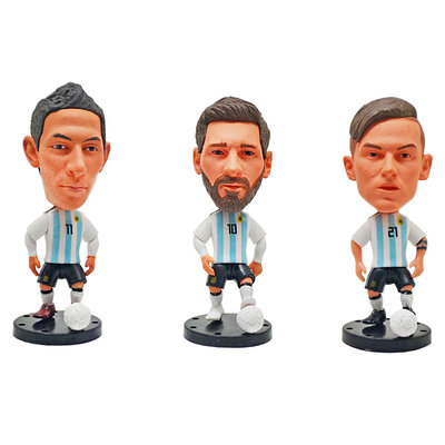 customized football star player statue figurine 2018 russian football star figurine World Cup gift souvenirs
