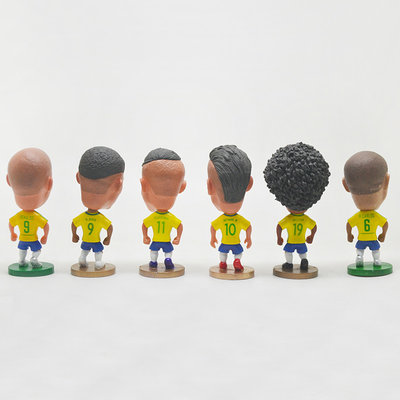customized football star player statue figurine 2018 russian football star figurine World Cup gift souvenirs