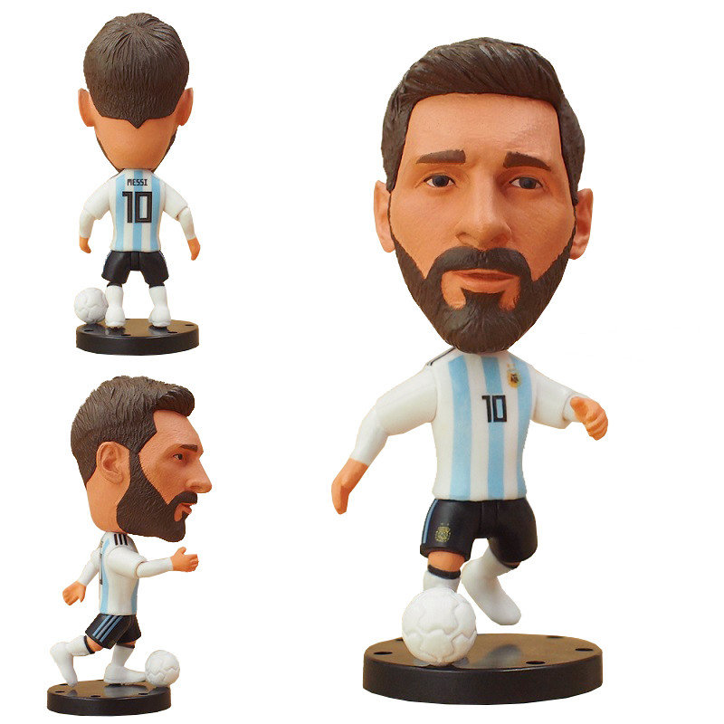 customized football star player statue figurine 2018 russian football star figurine World Cup gift souvenirs