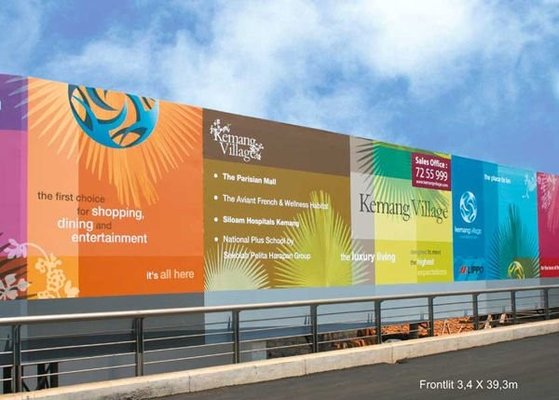 High Resolution solvent pvc vinyl banner printing , water based screen printing