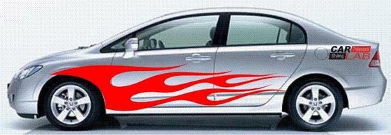 farbiges 3M-Auto  /Selbst-/Automobilgraphikabziehbilder und Aufkleber von Ökolösungsmittel Tinte