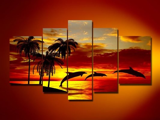 Large natural scenery custom size and design Digital Canvas Printing