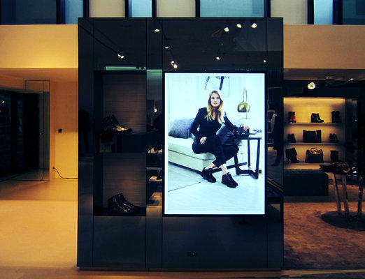 High speed custom water based Backlit Poster Printing 440g -610g of PVC