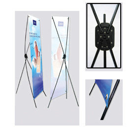 indoor / outdoor banner stands , high definition trade show banner printing