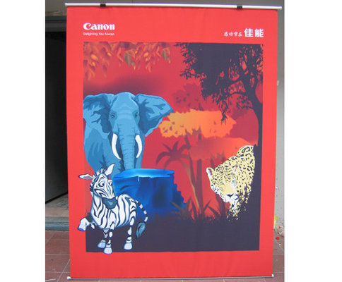 Banner Display Stands / advertisement L banner Tension Fabric