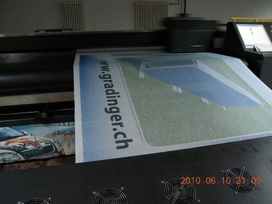Wandwerbungs-Fahnendrucken Ausstellung der im Freien buntes auf Polyester-/Baumwollsegeltuch 40m-60m
