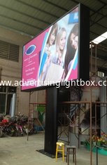 China Double sided Scrolling light box with pole supplier