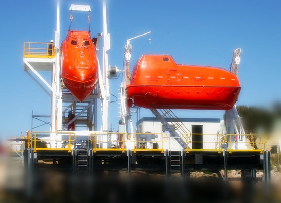 2017 MED  Certificate FRP  60 Persons Totally Enclosed Motor-Propelled Survival fire protected lifeboat