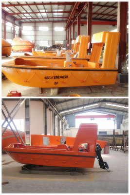 2017 MED Certificate 60 Persons Partialy Enclose Lifeboat and davit  Manufacturer In China