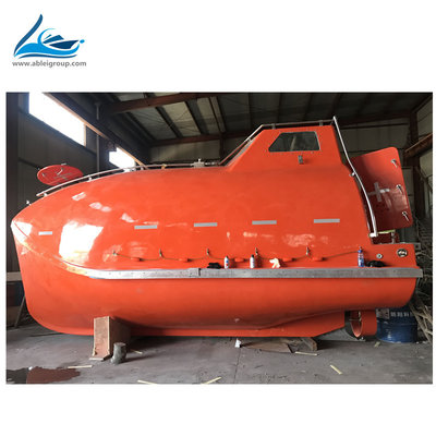 2018 MED  Certificate FRP Solas Totally Enclosed  lifeboat and lifeboats crane