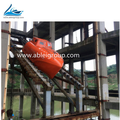 MED RINA Certificate FRP Solas Partially Enclosed Lifeboats and crane for sale