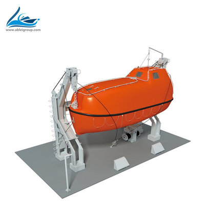 EC SOLAS MED RINA Certificate FRP marine lifeboat 50 Person For Sale
