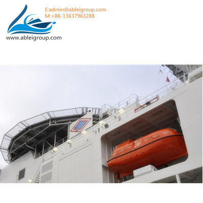 ABS Certificate G.R.P. 20 Persons Free Fall Life boat Used Lifeboat For Sale