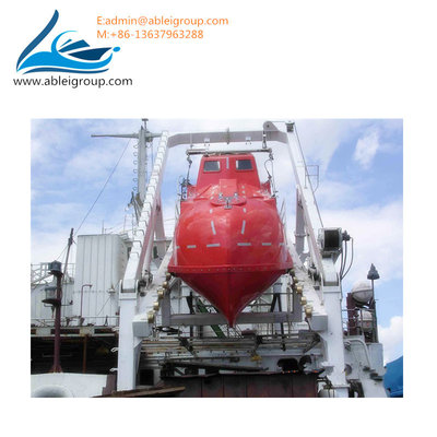 F.R.P. Material 22 People Free Fall Lifeboat and Rescue Boat 6 Persons With RINA Certificate For Sale