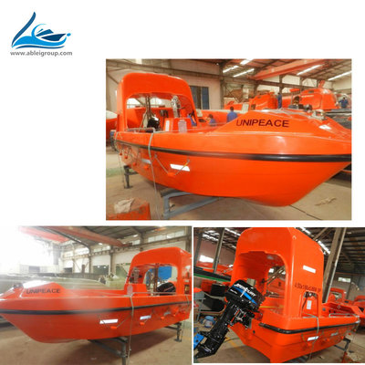 Solas Approved ship marine life boat / fast rescue boat for 15 persons with high quality for Indonesia