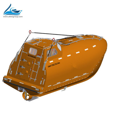 25 Persons ABS IACS Class Totally Enclosed Rescue Boat Used Lifeboats New lifeboats For Sale