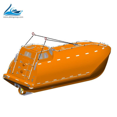 CCS / ABS / BV / RS Approved SOLAS Approved  Totally Enclosed Lifeboat For 15-150Person