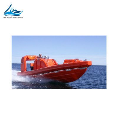 RS 5M 25 persons F.R.P. totally enclosed life boat 5.9M free fall lifeboat  rescue boat with davit for good prices
