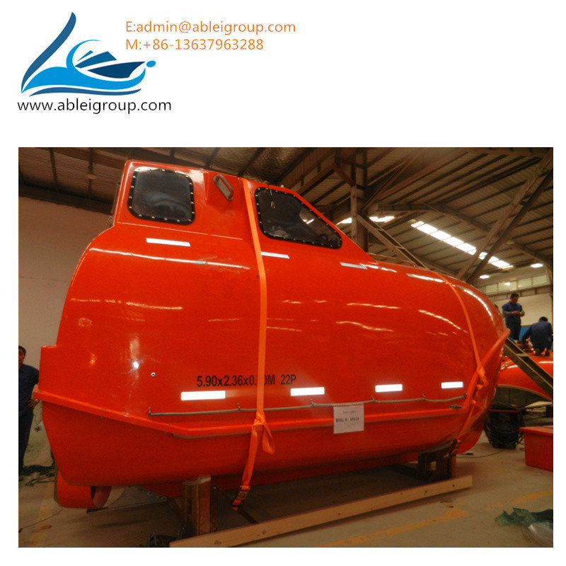 ABS Certificate Norsafe Freefall Lifeboat 21 Persons and Rescue Boat For Sale