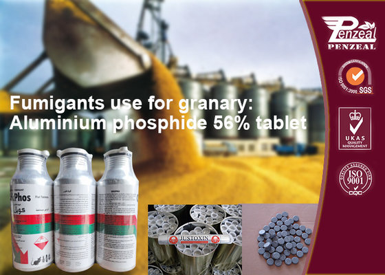 Insecticides en aluminium CAS 20859-73-8 de lutte contre les parasites de comprimé du phosphure 56%