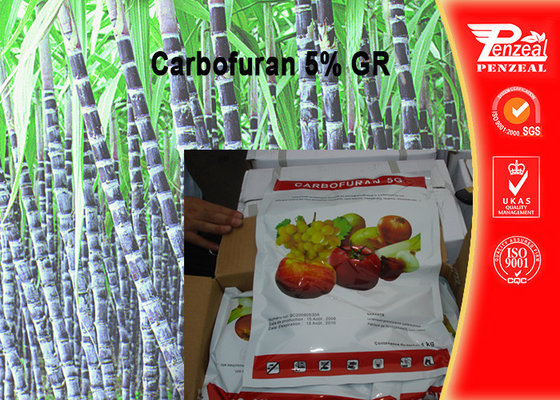 Insecticides de lutte contre les parasites du carbofuranne 5% GR 64902-72-3